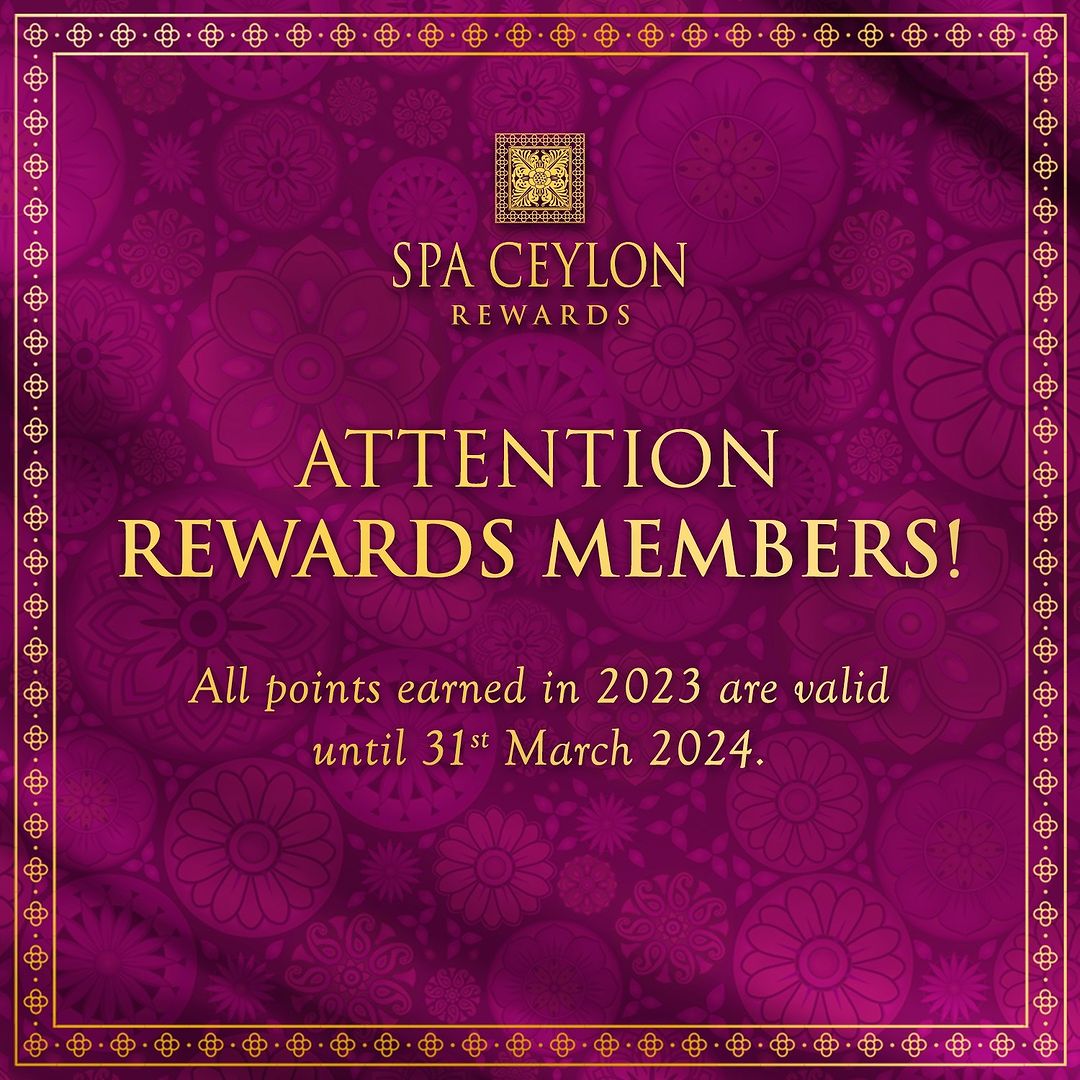 Spa Ceylon Rewards – Spa Ceylon Sri Lanka