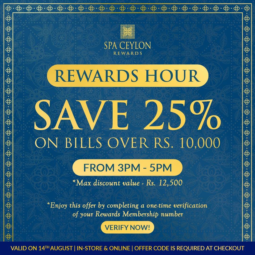 Promotions – Spa Ceylon Sri Lanka