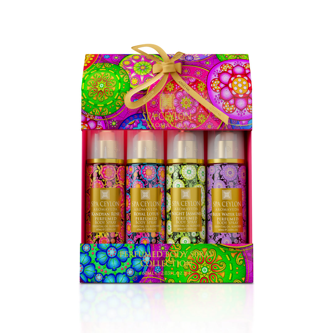 Perfumed Body Spray Collection - Floral Range – Spa Ceylon Sri Lanka