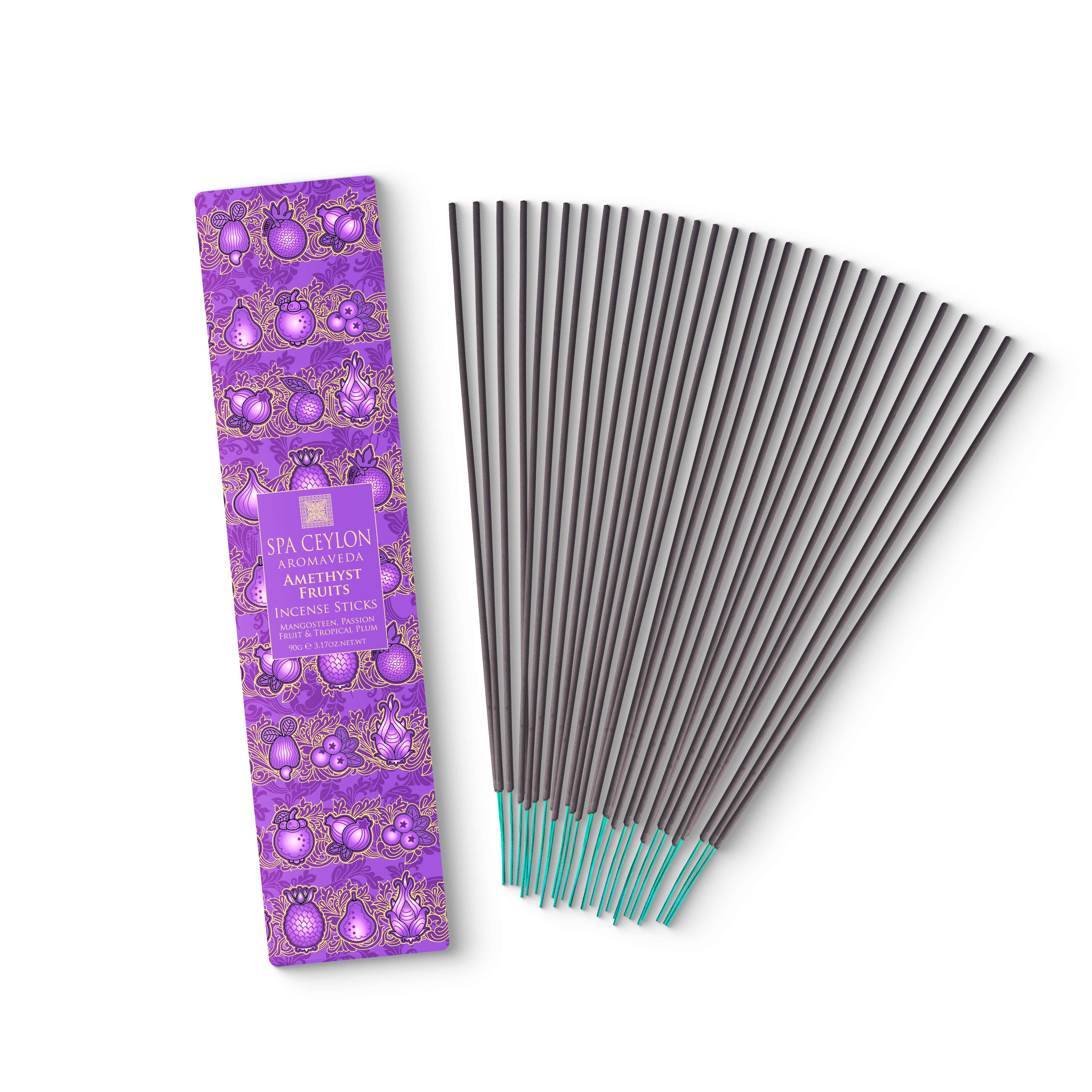 Amethyst Fruits - Jewel Fruits - Incense Sticks - 30pc – Spa Ceylon Sri ...