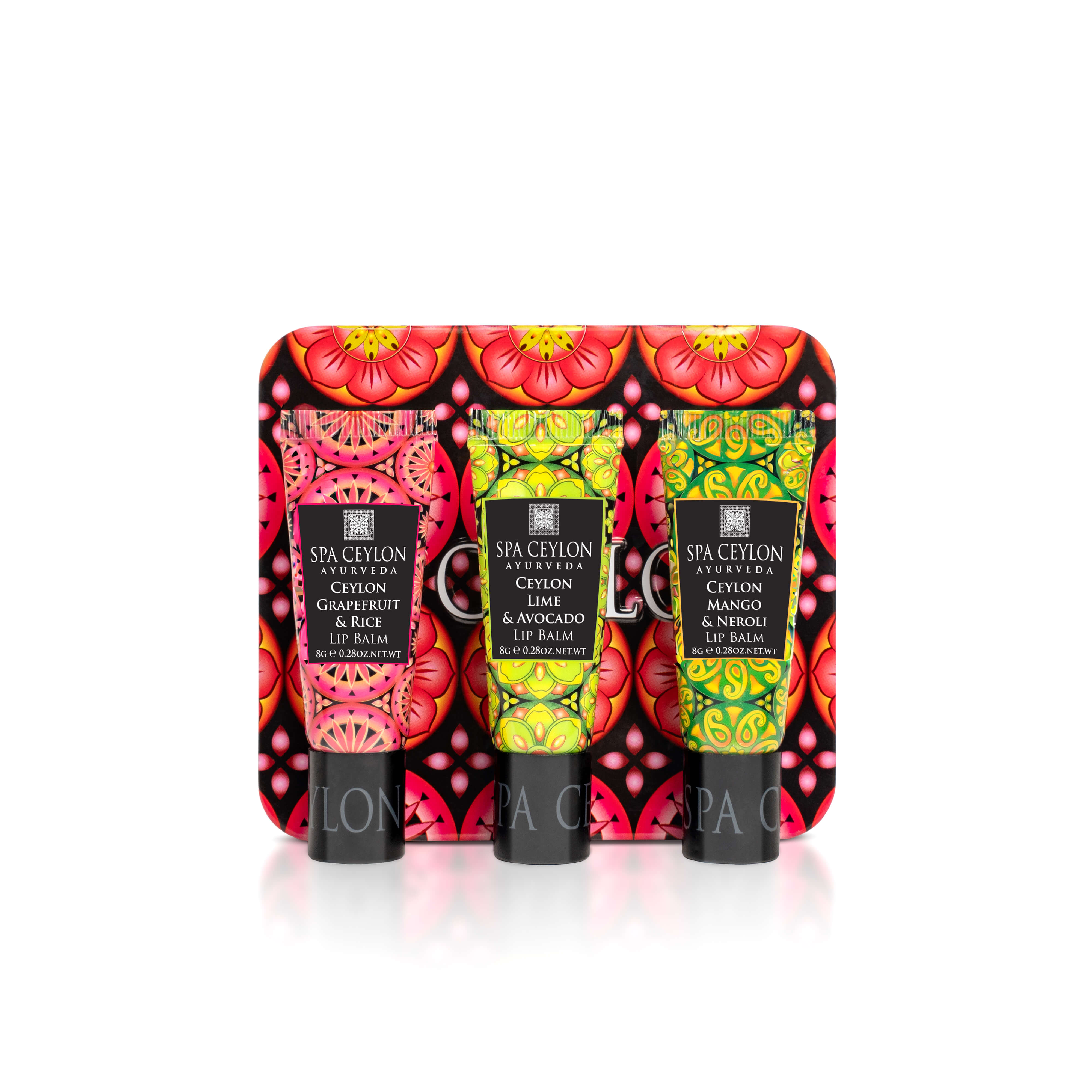 Ceylon Lip Balm Trio Set – Spa Ceylon Sri Lanka