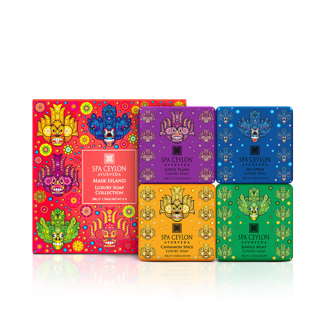 Mask Island Luxury Soap Collection 50g – Spa Ceylon Sri Lanka