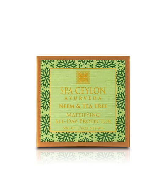 Neem & Tea Tree - Mattifying All Day Protector - 50g – Spa Ceylon Sri Lanka