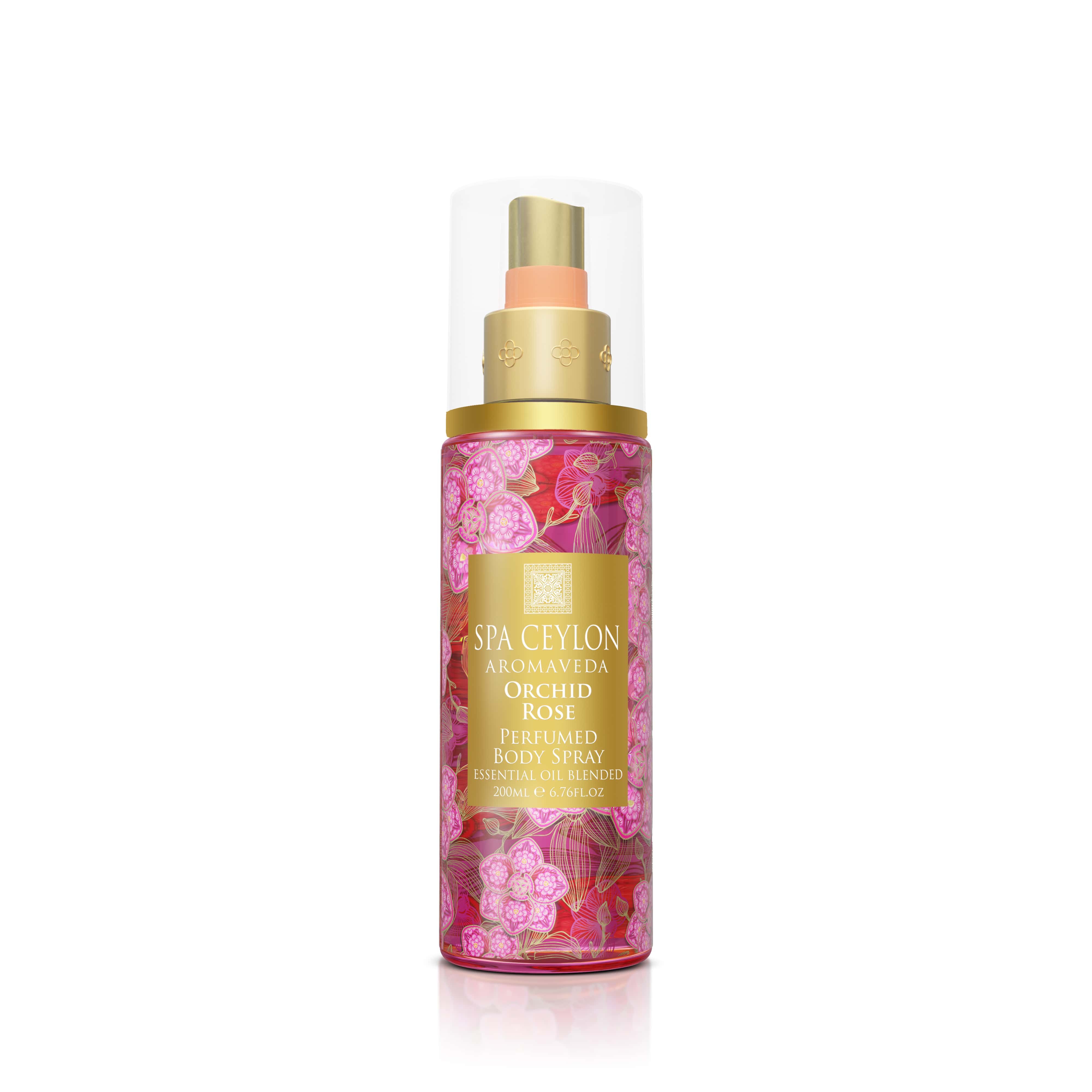 Orchid Paradise - Orchid Rose- Perfumed Body Spray 200ml – Spa Ceylon ...