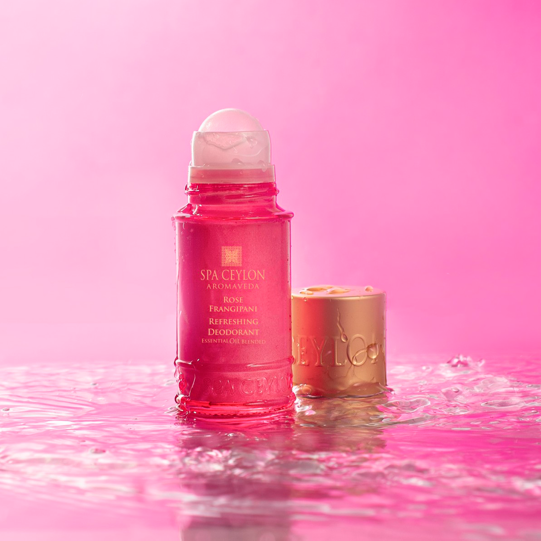 Rose Frangipani - Refreshing Deodorant - 60ml – Spa Ceylon Sri Lanka