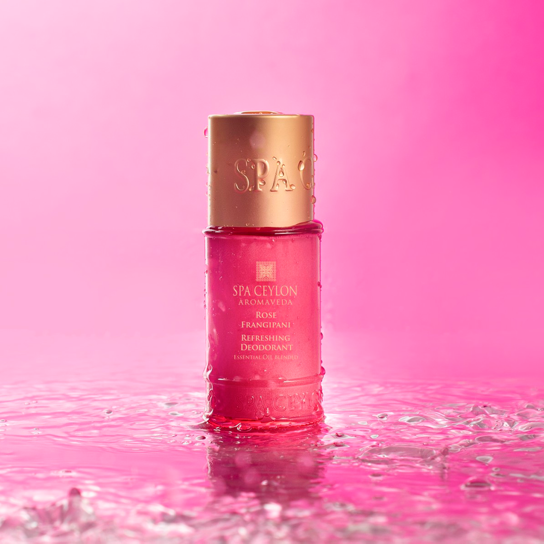 Rose Frangipani - Refreshing Deodorant - 60ml – Spa Ceylon Sri Lanka