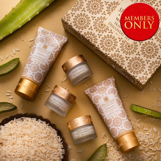 White Rice- Skin Care Discovery Set – Spa Ceylon Sri Lanka